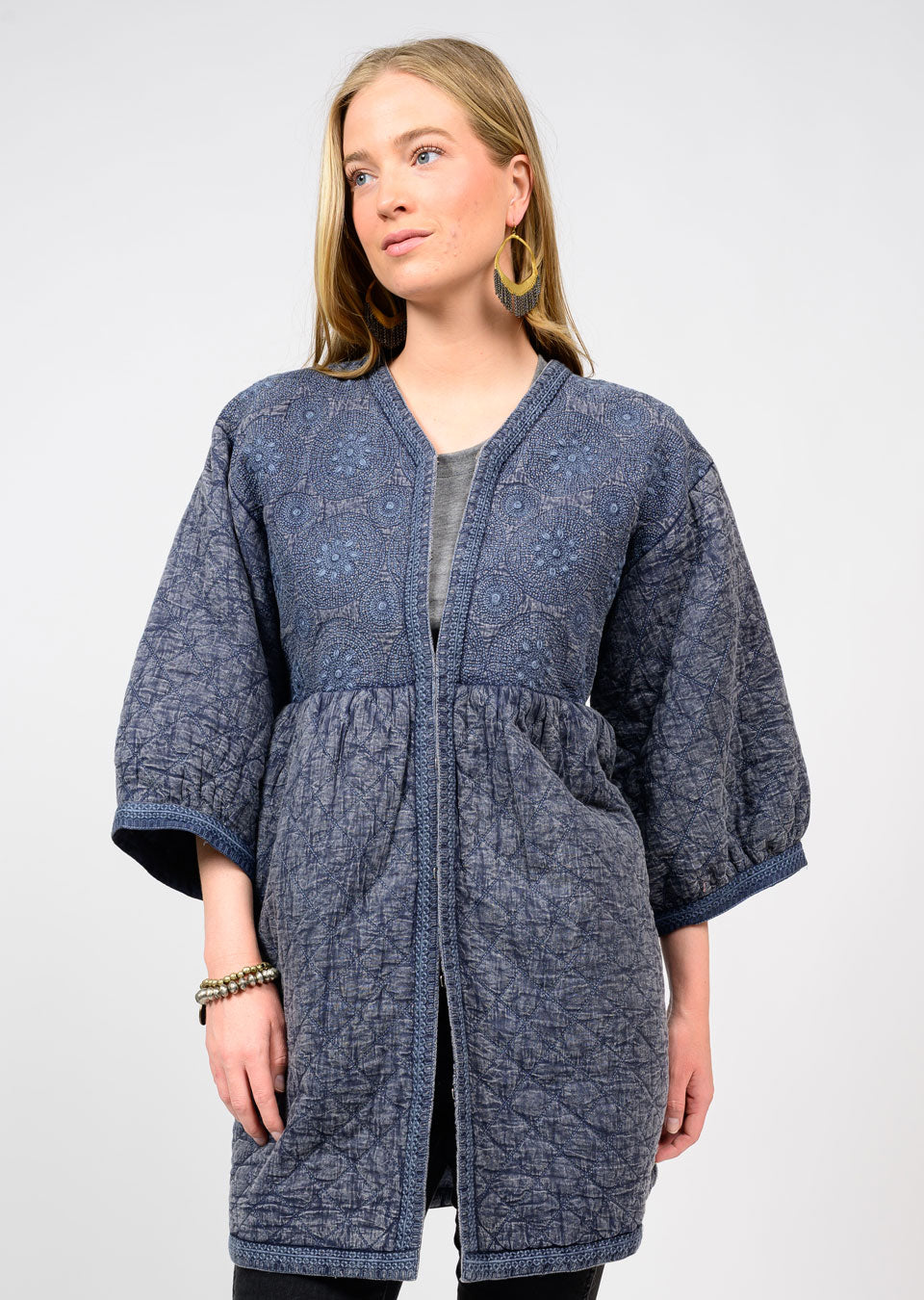 Embroidered Quilted Jacket – Ivy Jane Brand