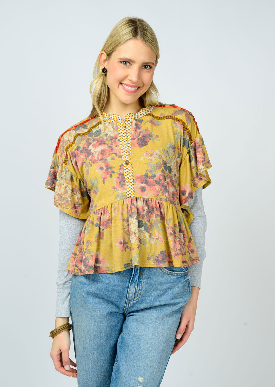 Ruffled Roses Popover – Ivy Jane Brand