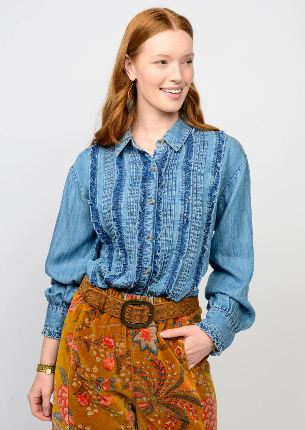 Tuxedo Denim Shirt – Ivy Jane Brand