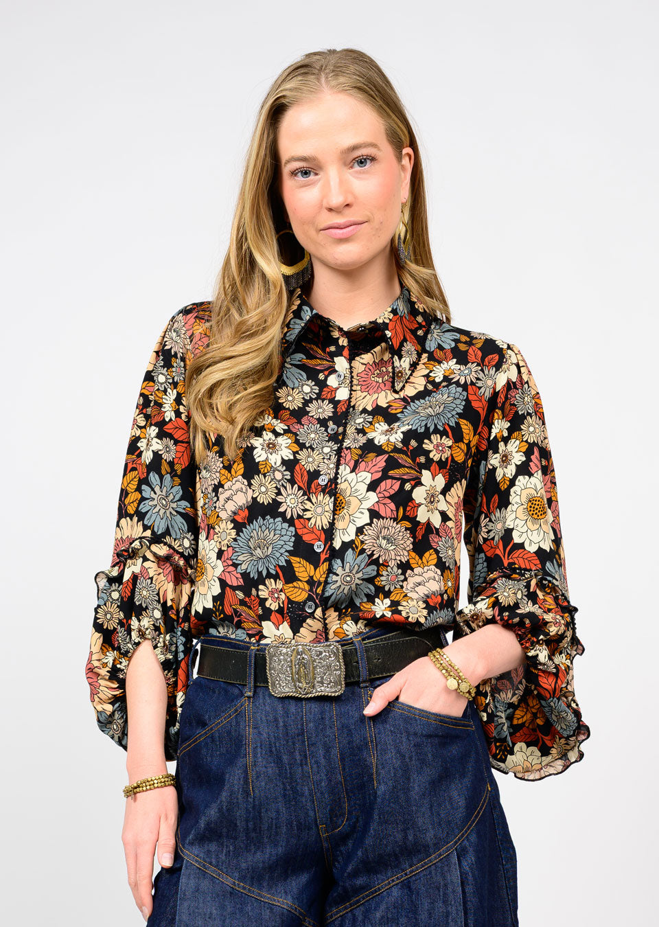 Midnight Floral Top – Ivy Jane Brand