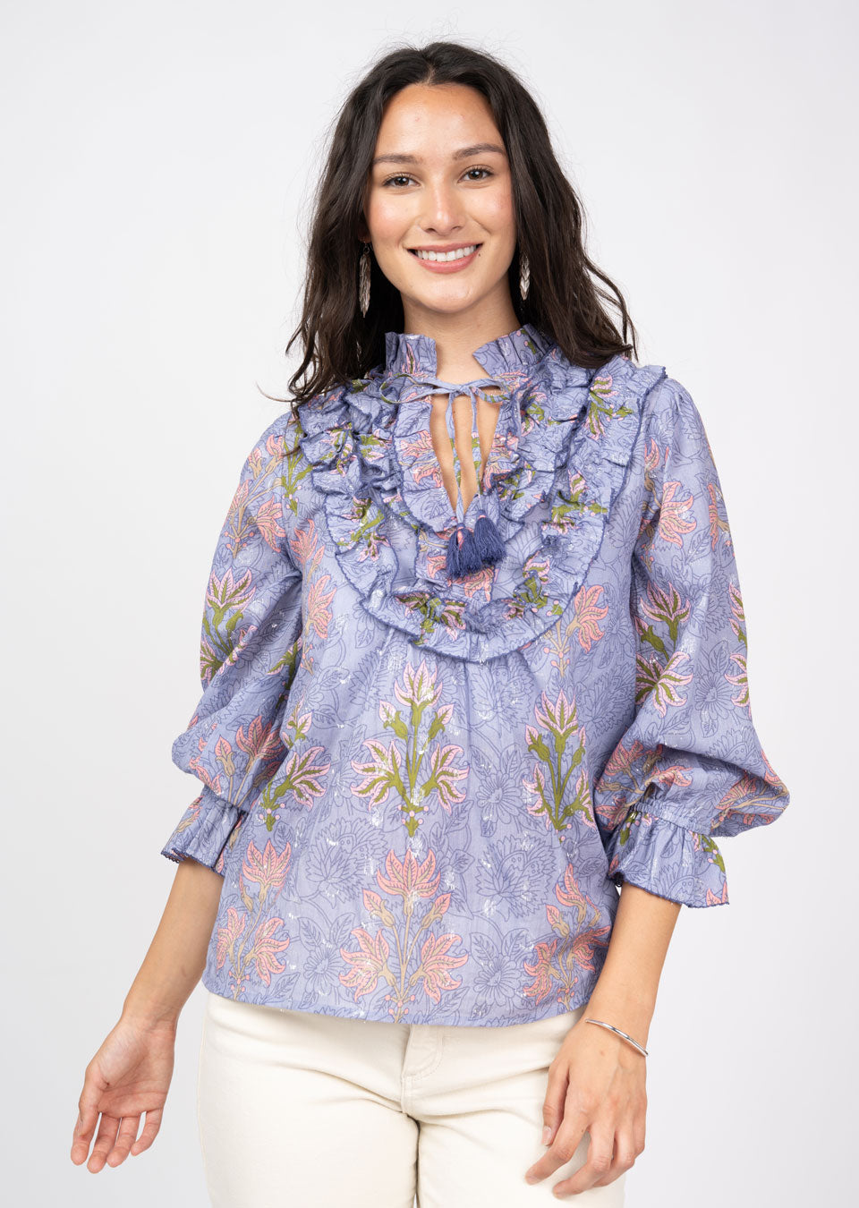 Block Print Sparkle Top – Ivy Jane Brand